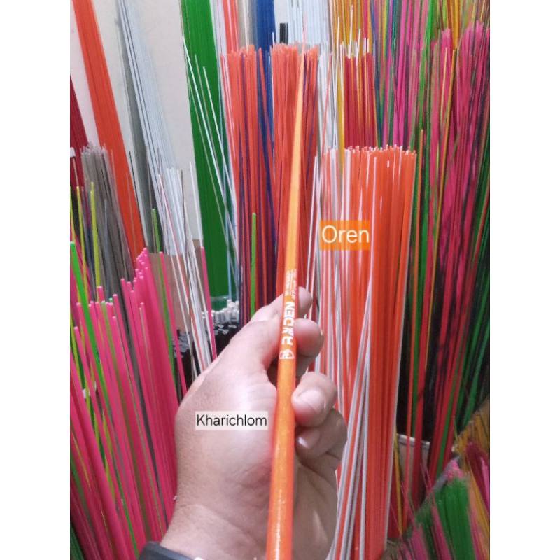 Jual Stik Fiber solid/padat kaku 120cm bahan joran Pancing costum ...