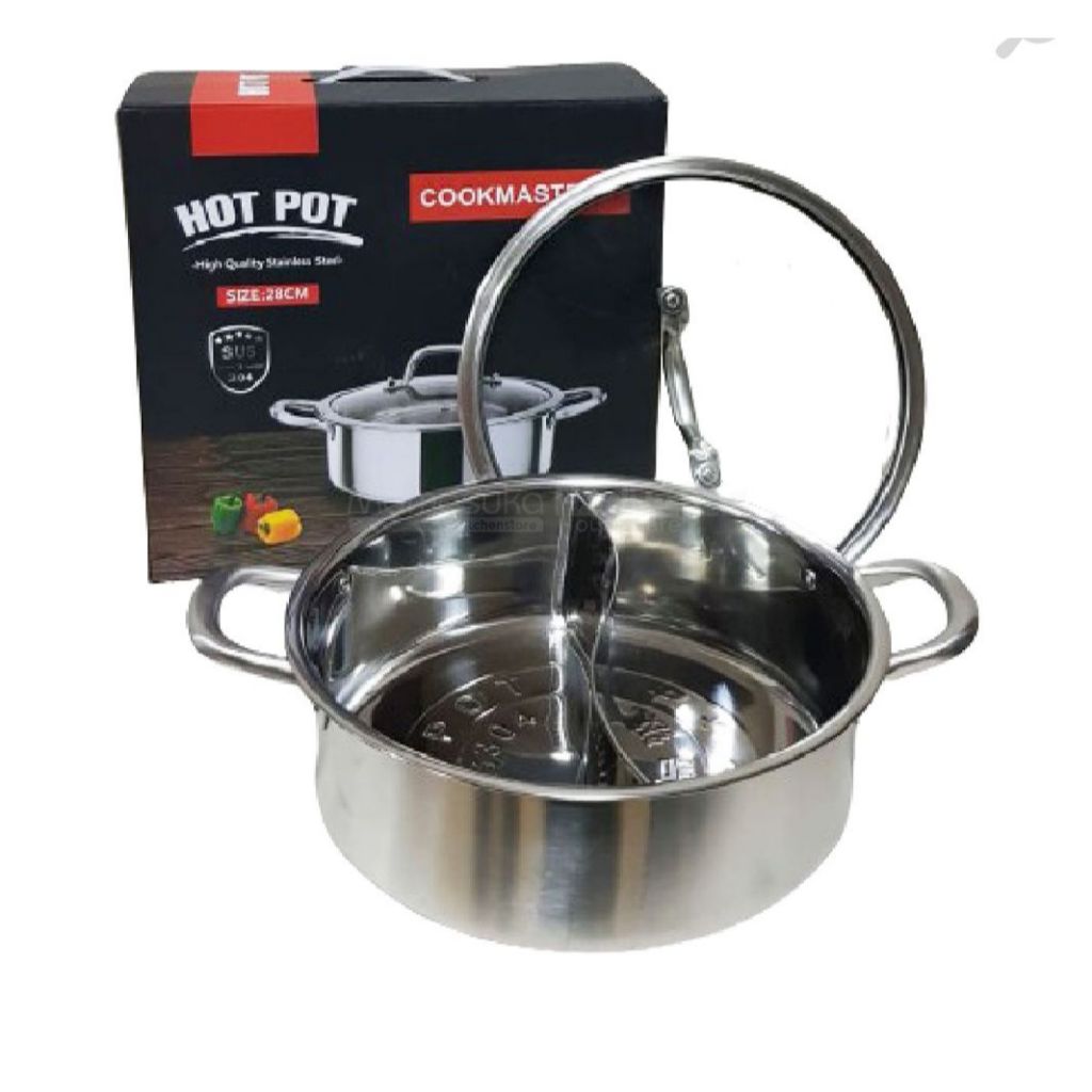 Jual Rapa Hot Pot Shabu Shabu Soup Steamboat Stainless HP304 Cookmaster ...