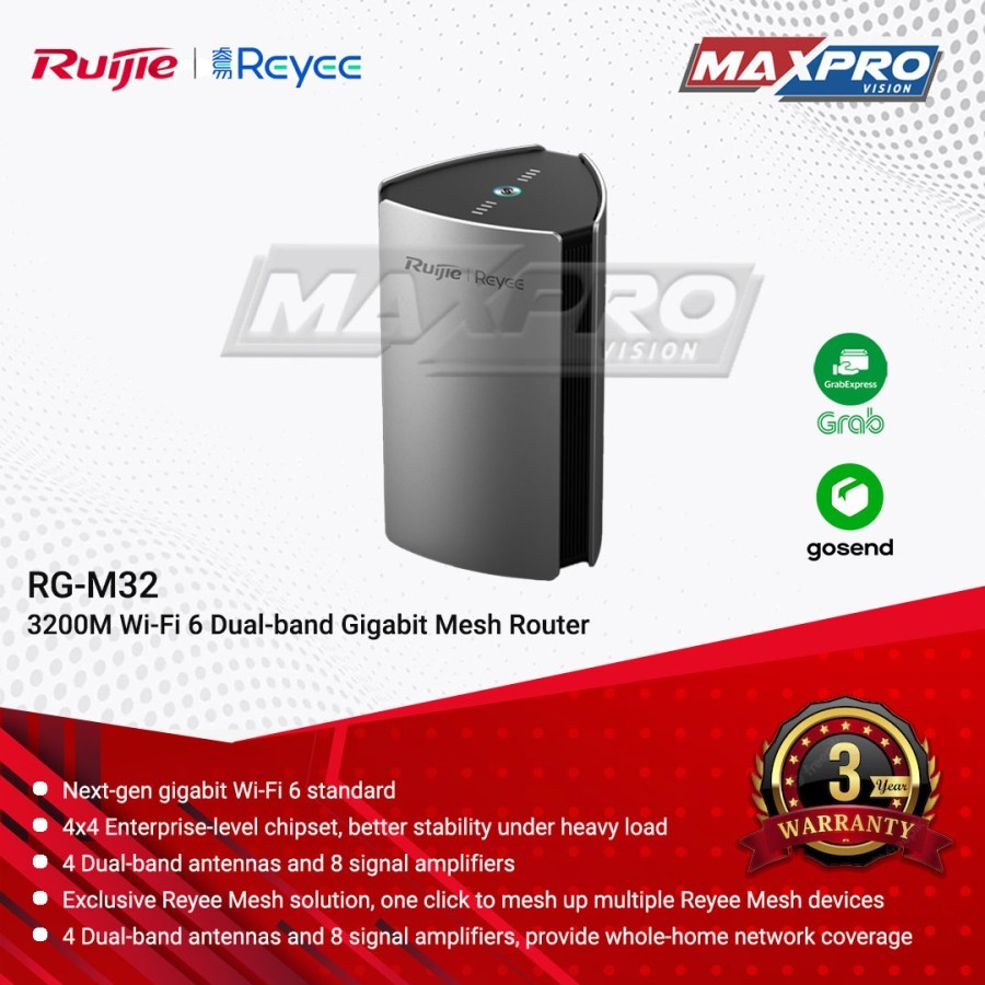 Jual RG-M32 - RUIJIE REYEE WIFI 6 DUAL BAND GIGABIT MESH ROUTER ...