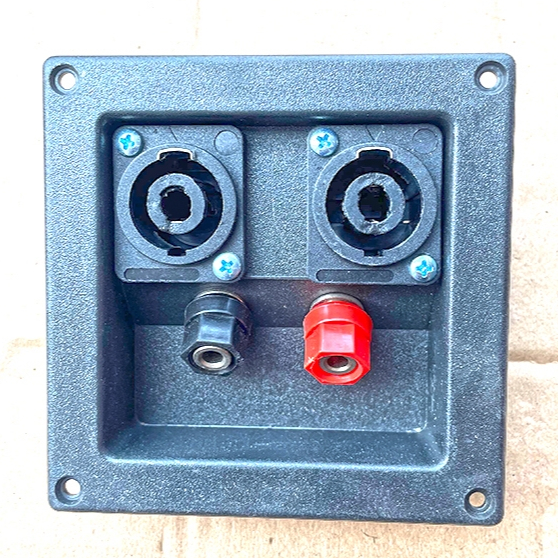 Jual TERMINAL BOX SPEAKER BIDING & 2 SOKET SPIKON (TERMINAL 2 IN 1 ...