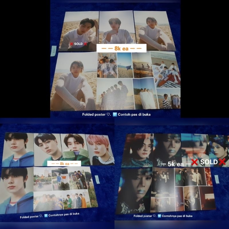 Jual [READY] OFFICIAL FOLDED MINI POSTER ENHYPEN JUNGWON HEESEUNG JAY SUNGHOON JAKE SUNOO NI-KI ...