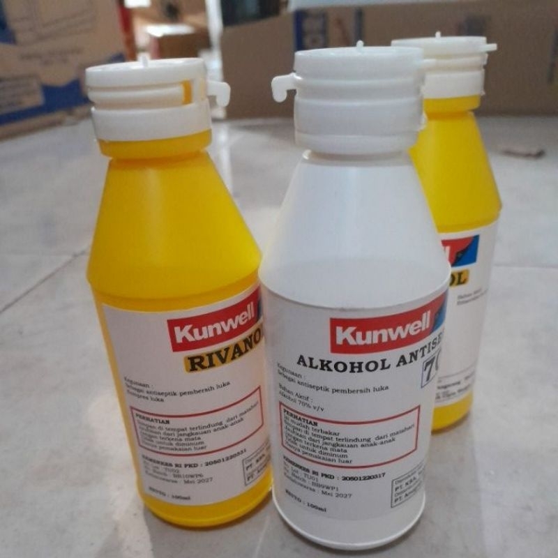 Jual Alkohol antiseptik 70% 100 ml / rivanol 100ml | Shopee Indonesia
