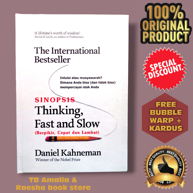 Jual Buku Thinking Fast and Slow - Berpikir Cepat dan Lambat - Daniel Kahneman - Sinopsis ...