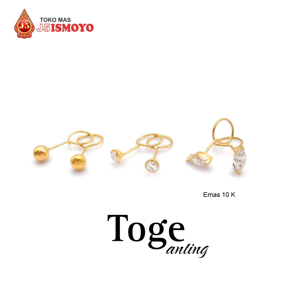 Jual Anting Emas Toge Berat Super Ringan - GD (TM) J5 Ismoyo | Shopee ...