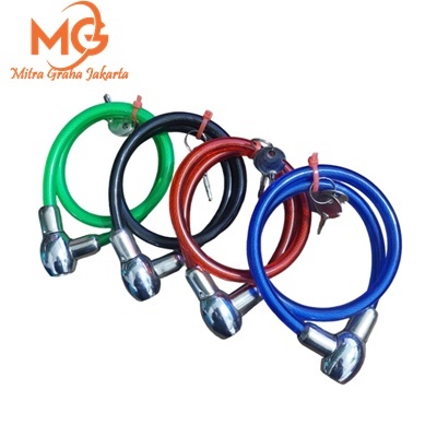 Jual MG Kunci Gembok Sepeda Helm Kabel Selang Kepala Besi Bulat Pentol ...