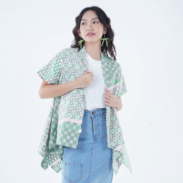 Jual Batik ENOM - Outer Kinanti - Outer Batik - Batik Wanita Modern ...