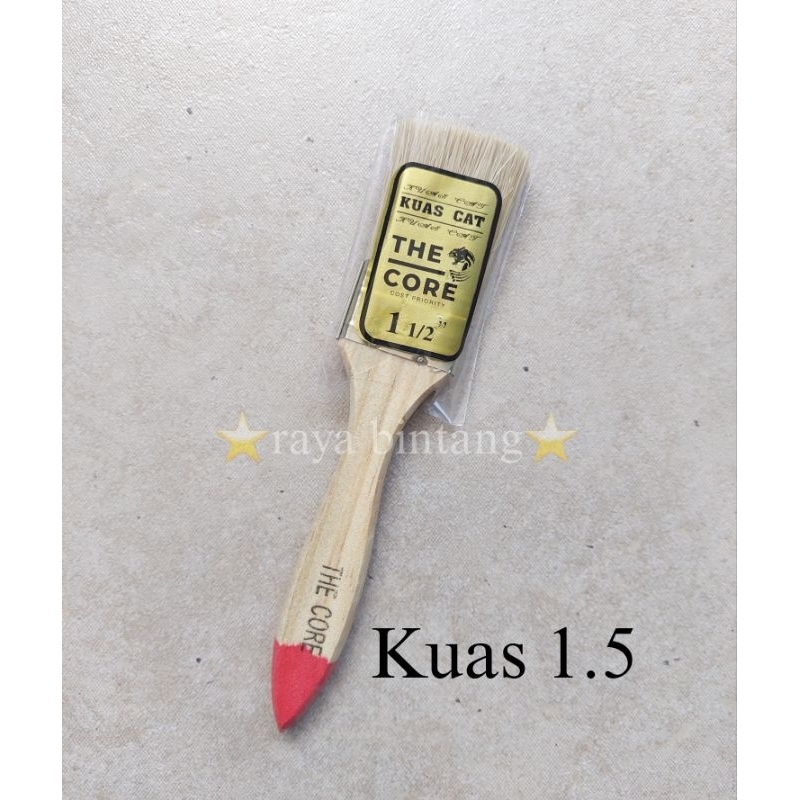 Jual Kuas cat ukuran kecil 1,5 inch Ysk dinding cairan tembok besi kayu ...