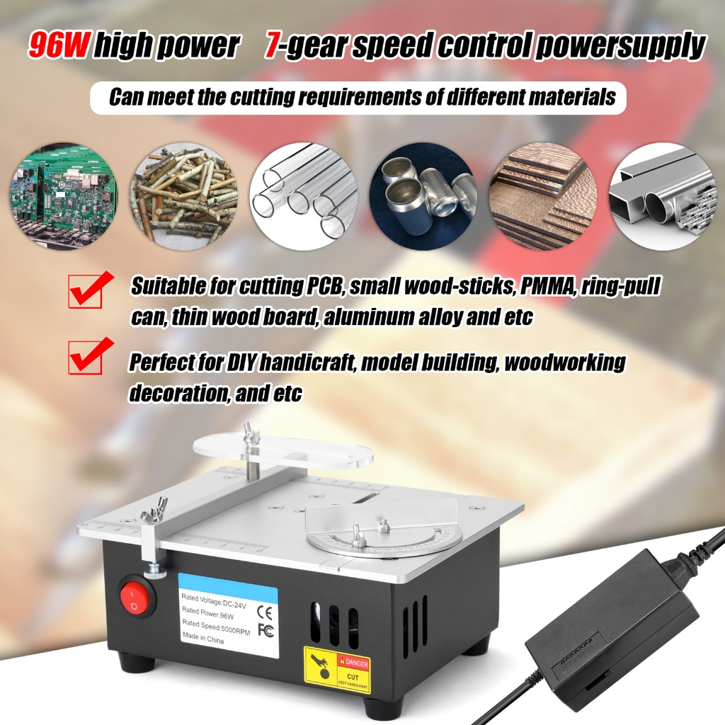 Jual Mini Multifunctional Table Saw Electric Desktop Saws Small ...