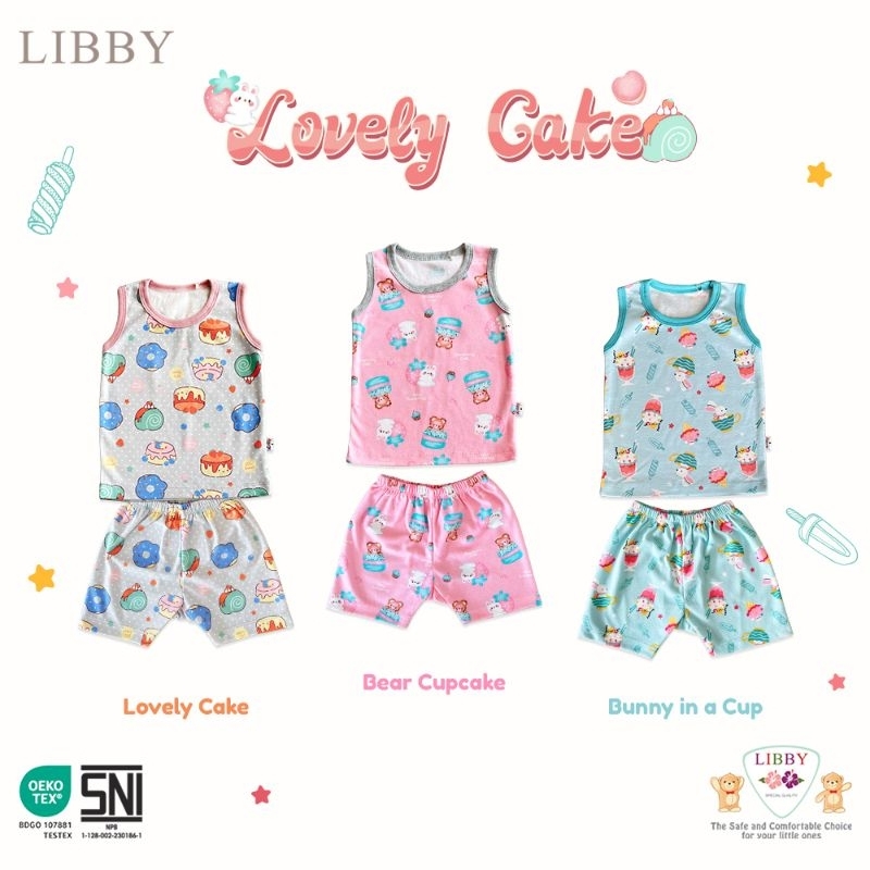 Jual Libby Sanrio Setelan Oblong Kutung Celana Pendek | Boy & Girl ( Basic ) | Shopee Indonesia