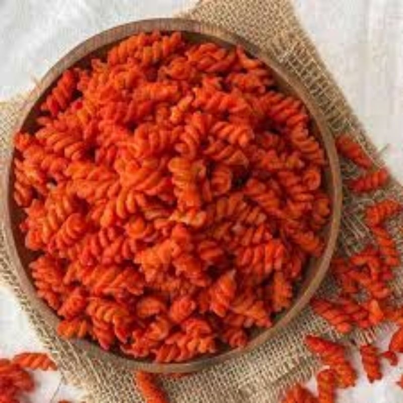Jual 1kg MAKARONI SPIRAL BALADO RENYAH CEMILAN SNACK ZAHRA | Shopee ...