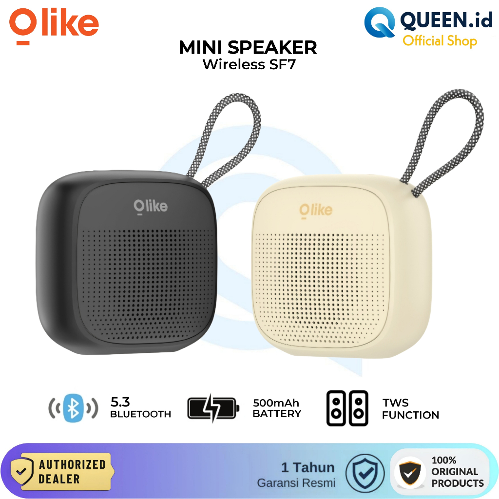 Jual Olike SF7 Mini Wireless Bluetooth Speaker Portable TWS Surround ...