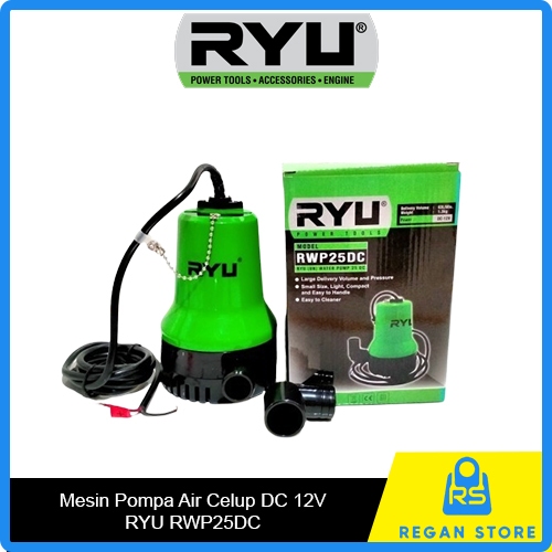 Jual Mesin Pompa Celup Air RYU / Water Pump DC 12V / Mesin Kolam Ikan RYU RWP25DC | Shopee Indonesia