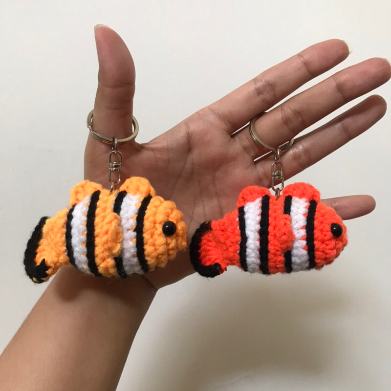Jual Gantungan Kunci Nemo | Amigurumi Nemo | Fish Keychain | Shopee ...