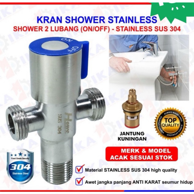 Jual Stok terbatas stop kran T Black Sus 304 Washer keran WC closet ...