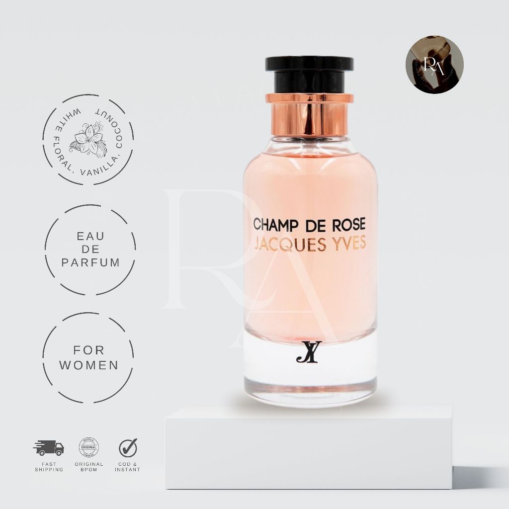 Jual Fragrance World Champ De Rose Jacques Yves for Women - 100ML ...
