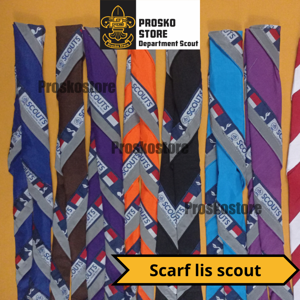 Jual Scraf Pramuka Woven Scout Scraft wosm Menyala skraf Spotlight ...