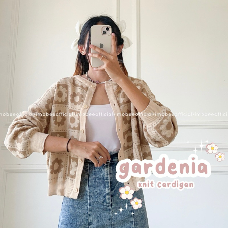 Jual GARDENIA KNIT CARDIGAN // CARDI RAJUT KNIT SUNNY BUNGA MATAHARI PREMIUM TEBAL | Shopee ...