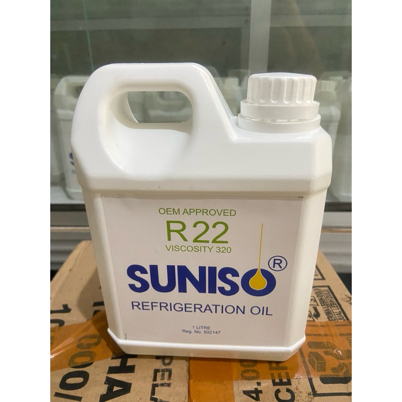 Jual OLI KOMPRESOR AC R22| REFRIGERATION OIL SUNISO ukuran 1liter ...