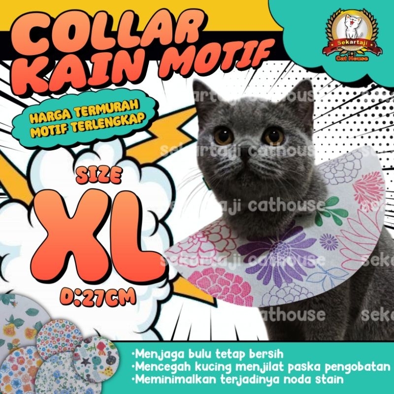 Jual Collar kucing size XL | collar pelindung leher hewan | Shopee ...
