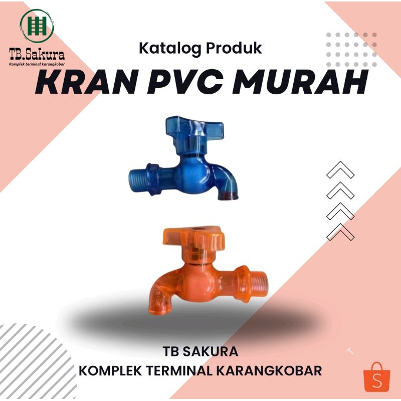 Jual Keran Plastik / Kran Pvc Murah 1/2 inch | Shopee Indonesia