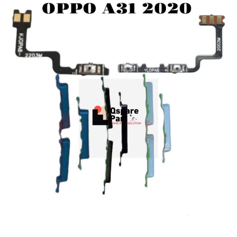 Jual Tombol set + flexible on off volume oppo A31 2020 | Shopee Indonesia