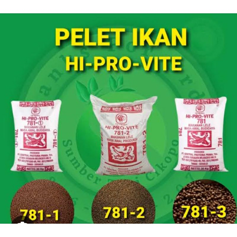 Jual Pellet Ikan Hi Pro Vite 781 Min-1 Min-2 Min-3 Masa Awal Masa ...