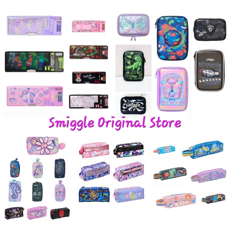 Jual (ORIGINAL STORE) Smiggle Character Pencil Case (Tempat Pensil Anak ...