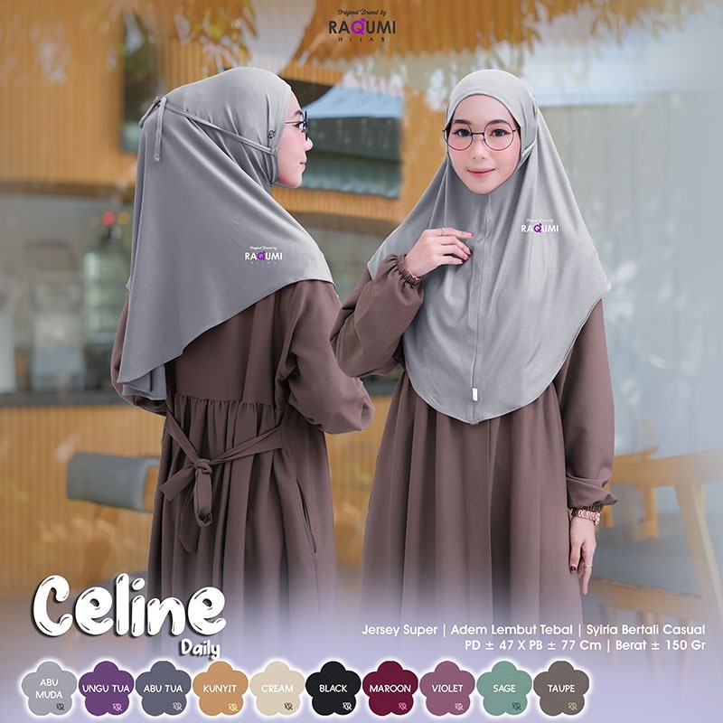 Jual PREMIUM DAILY HIJAB BY RAQUMI HIJAB // CELINE DAILY // HIJAB DAILY ...