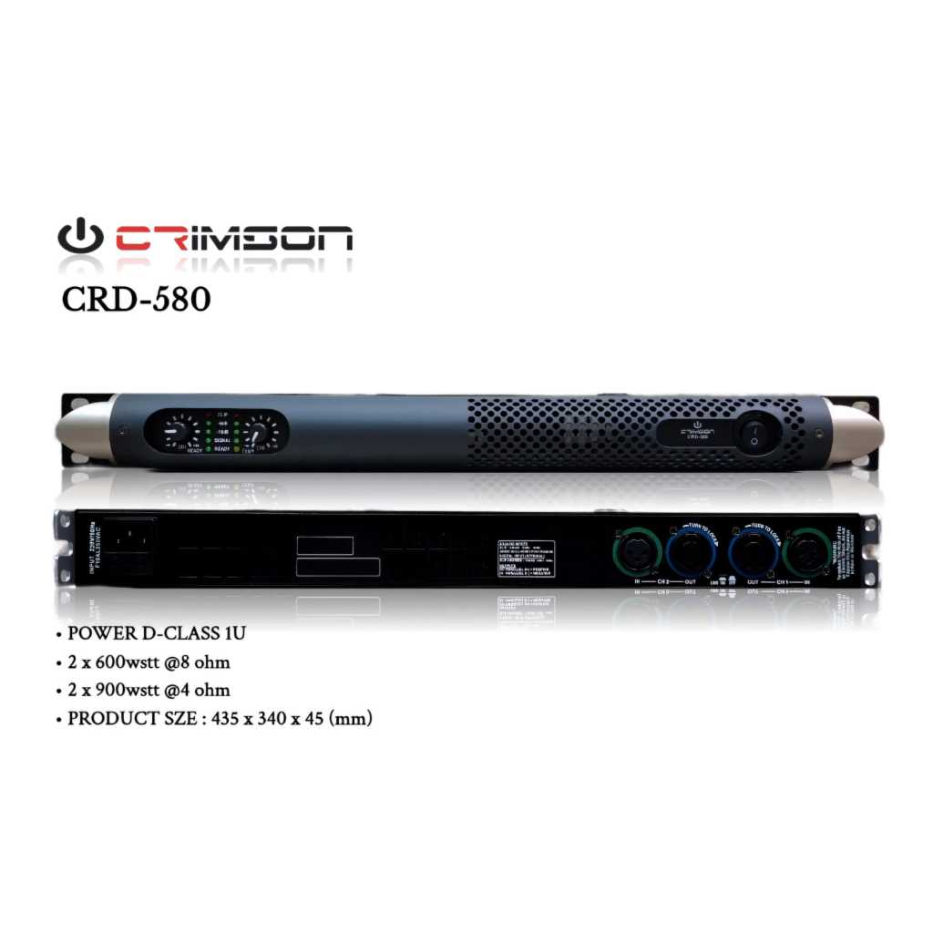 Jual Power amplifier Crimson CRD 580 | Shopee Indonesia