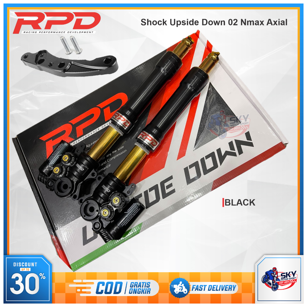 Jual Shock USD RPD 02 Nmax Old New Turbo Aerox Turbo Bracket Axial ...