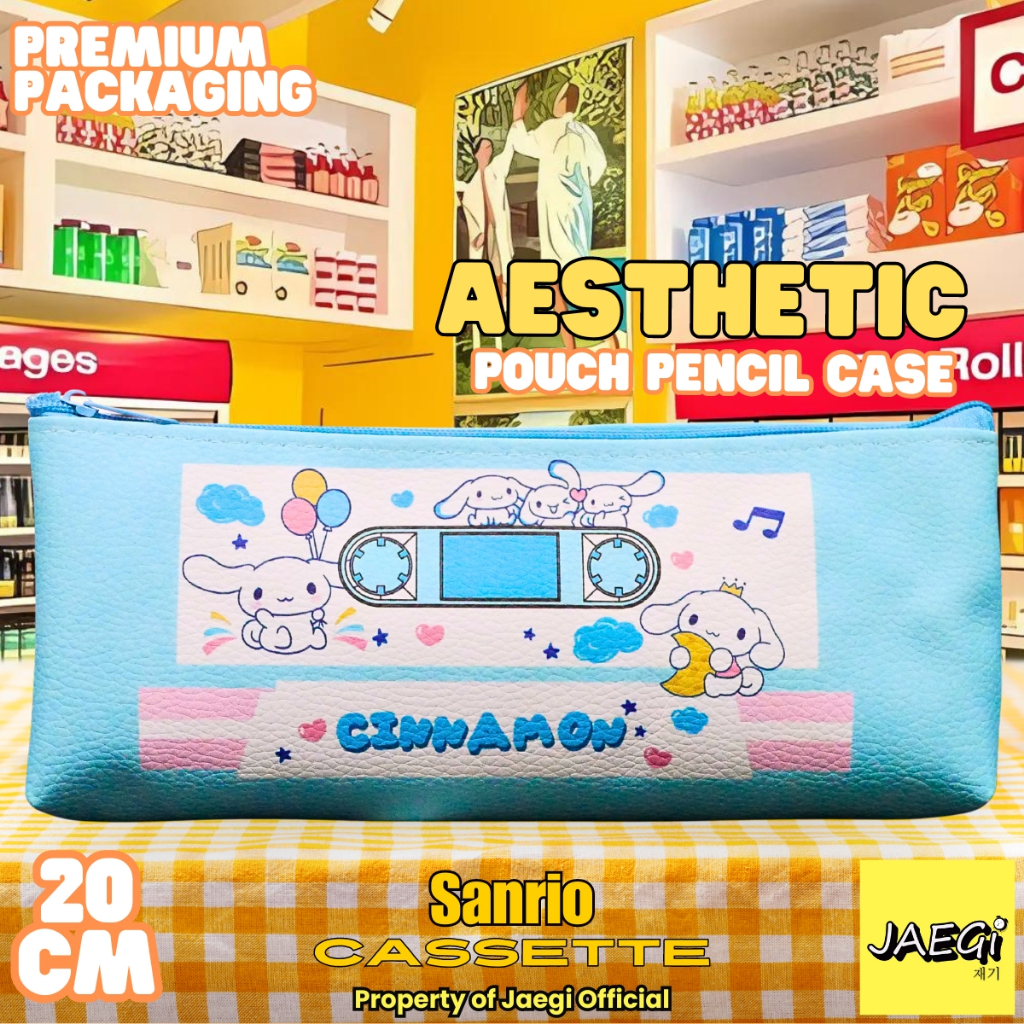 Jual JAEGi - Sanrio Pouch Pencil Case Cassette Edition Premium Mika ...