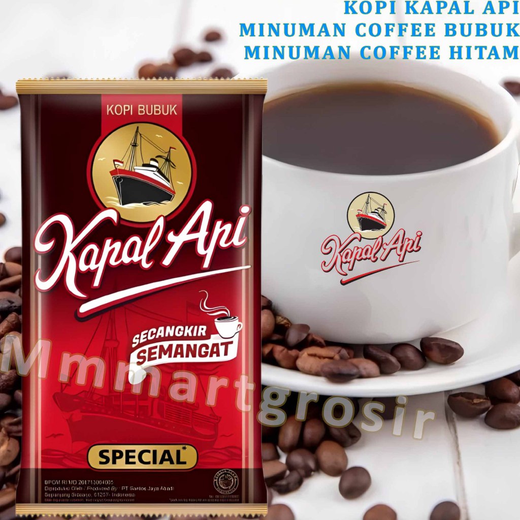 Jual Kopi Kapal Api / Minuman Kopi Bubuk / Minuman Coffee Hitam Spesial ...