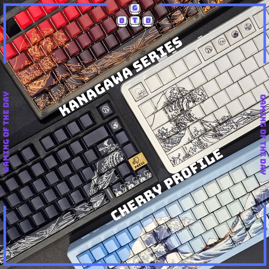 Jual Kanagawa Series Keycaps Cherry Profile | Side Print Shine Through ...