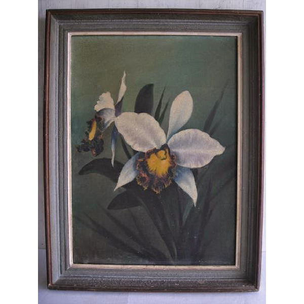 Jual Lukisan antik original ORCHIDEE/BUNGA ANGGREK karya S. DULLAH ...