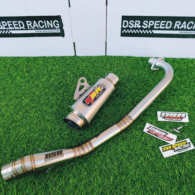 Jual Knalpot Sleep Engine Type PL Short 130cc - 200cc Original DSR Jupiter Z Vega R ZR Shogun ...
