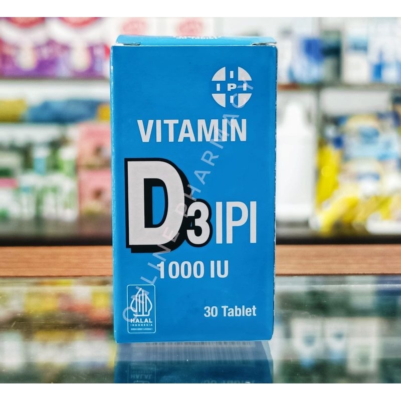 Jual Vitamin D3 IPI Isi 30 Tablet dan 75 Tablet | Shopee Indonesia