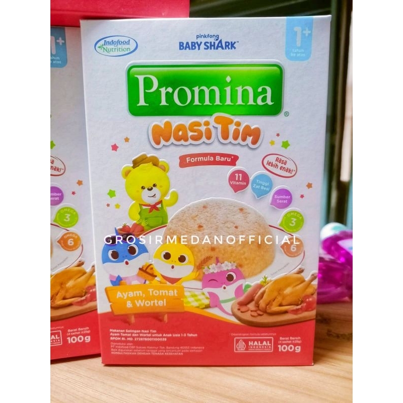 Jual PROMINA NASI TIM RASA AYAM KAMPUNG TOMAT WORTEL 100 G - MAKANAN ...