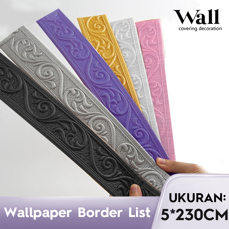 Jual Wall Border List /Wallpaper Dinding Foam 3D /Wall Foam Border List ...