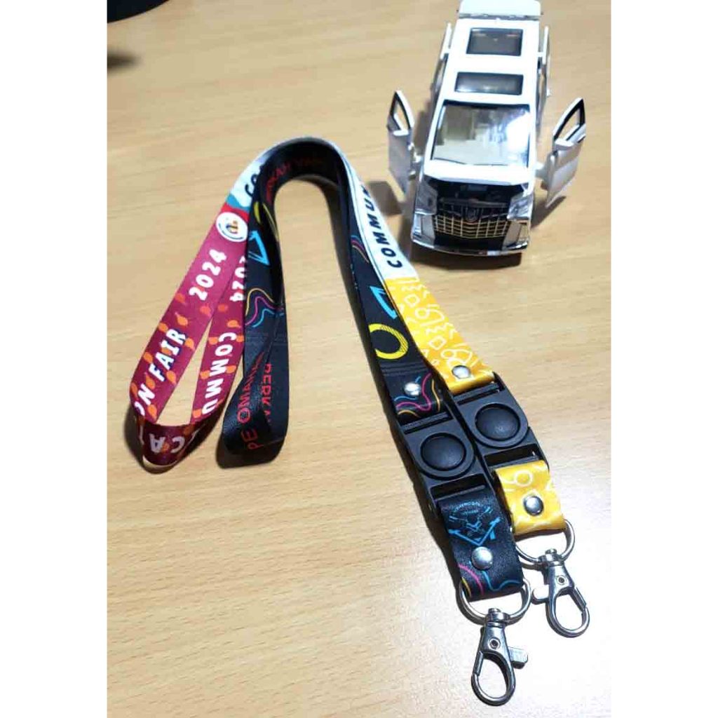 Jual CETAK TALI LANYARD PRINTING eceran SUBLIM 2 MUKA 2 CM | Shopee ...