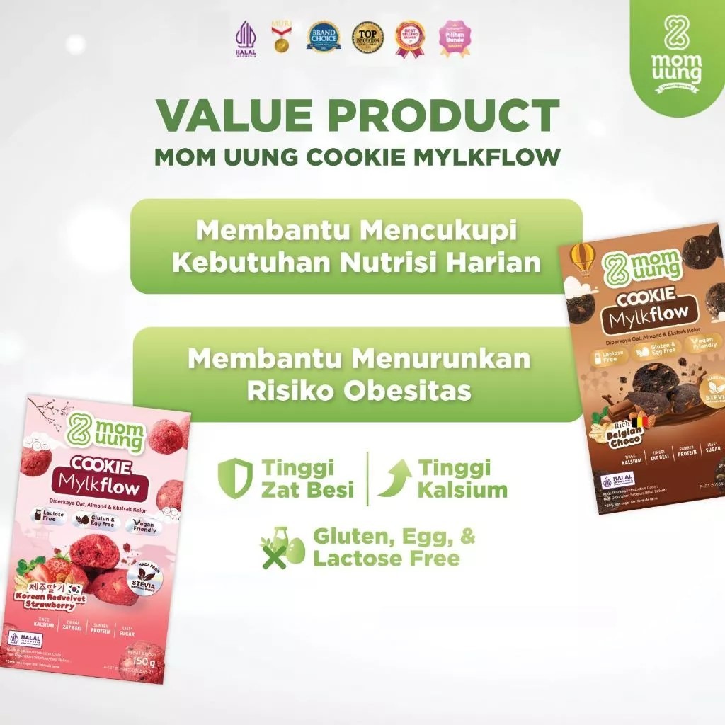 Jual RK Mom Uung Cookies Susu Milk flow Mylkflow Pelancar ASI Booster ...
