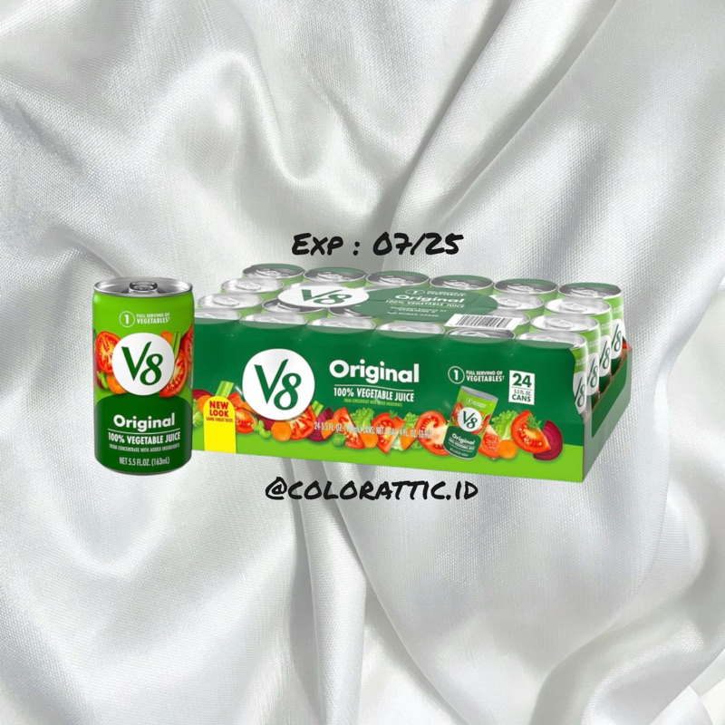 Jual V8 ORIGINAL 100 % VEGETABLE JUICE, VEGETABLE BLEND WITH TOMATO ...