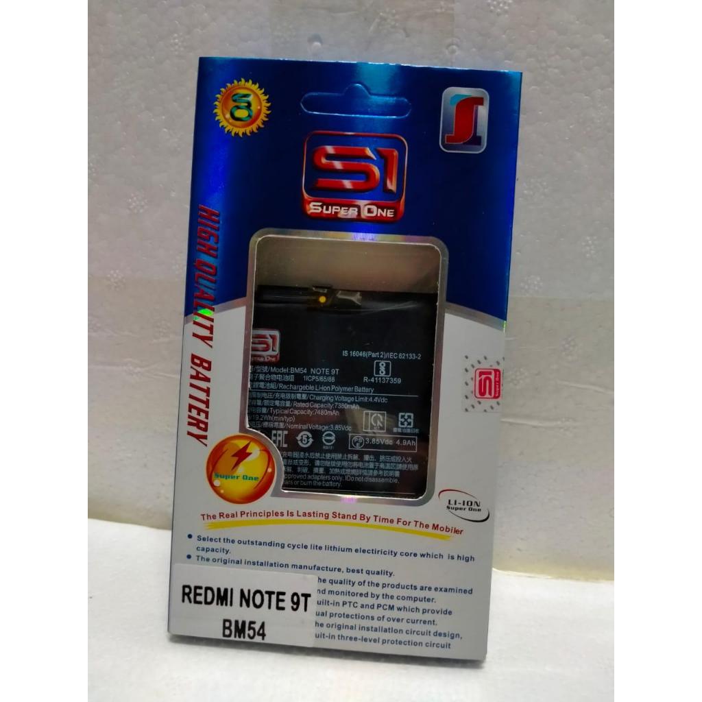Jual BATERAI DOUBLE POWER SUPER ONE REDMI NOTE 9T BM54- S1 BM54 ...