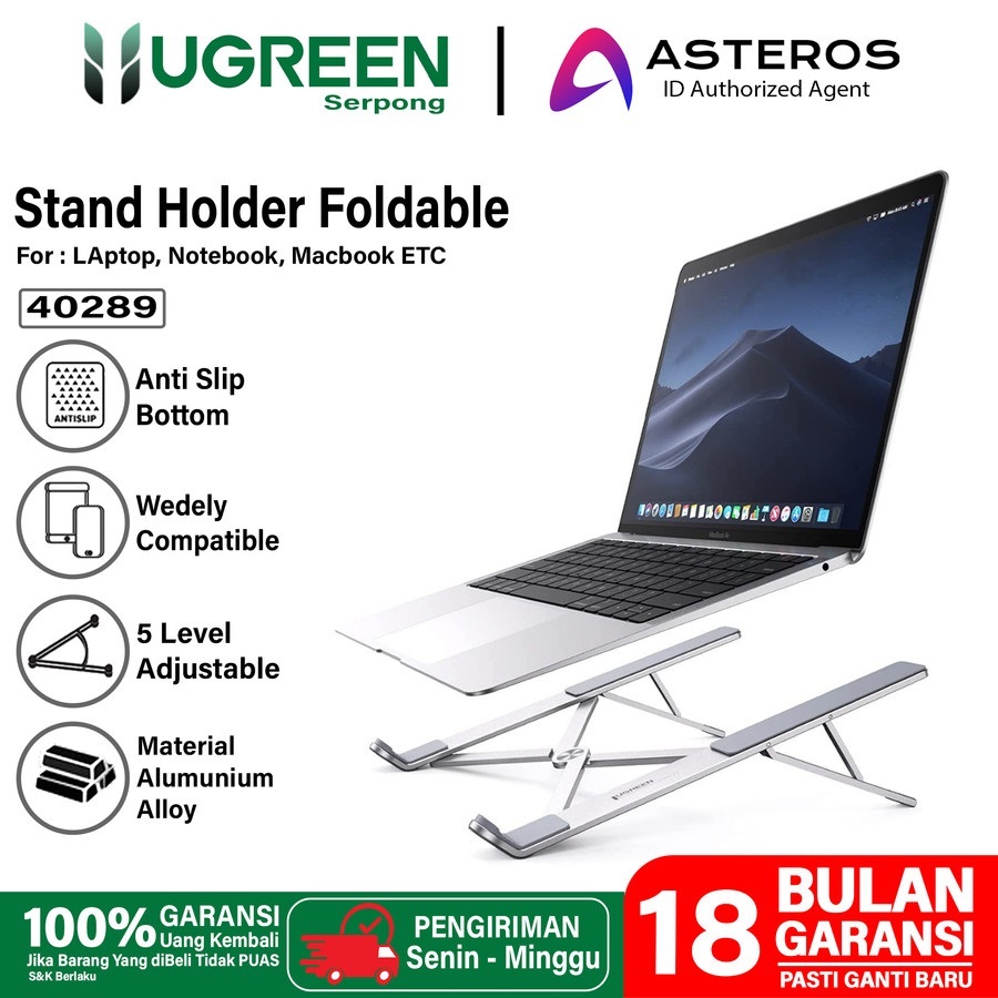Jual UGREEN Stand Laptop Dudukan Macbook Notebook Ipad - UGREEN Stand Holder model Lipat - 40289 ...