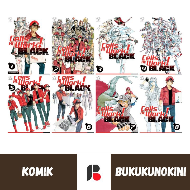 Jual (Original, Segel) Komik Cells at Work Vol 1 2 3 4 5 6 (End/Tamat ...
