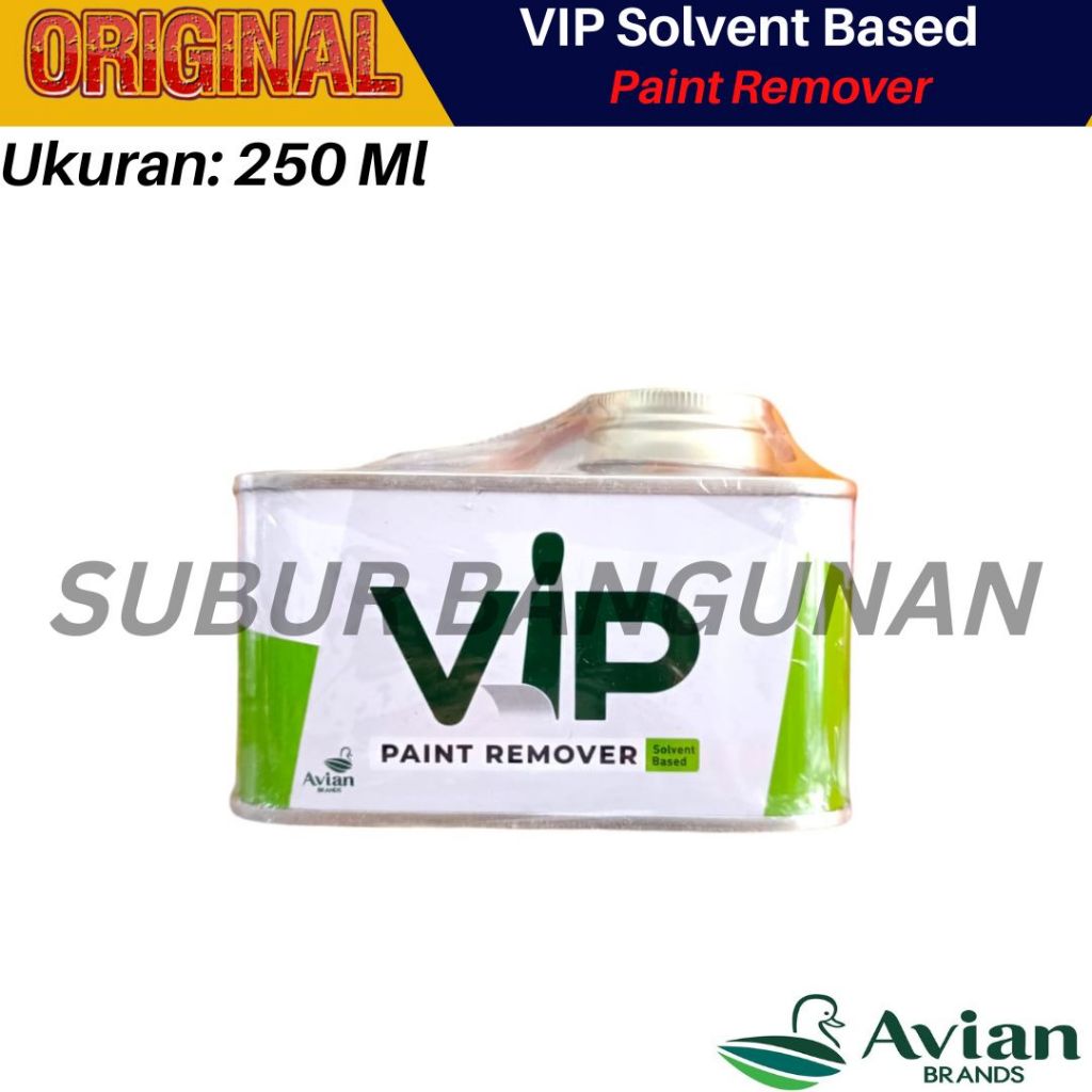 Jual PAINT REMOVER VIP 250GR / PERONTOK CAT VIP / AVIAN BRANDS | Shopee ...