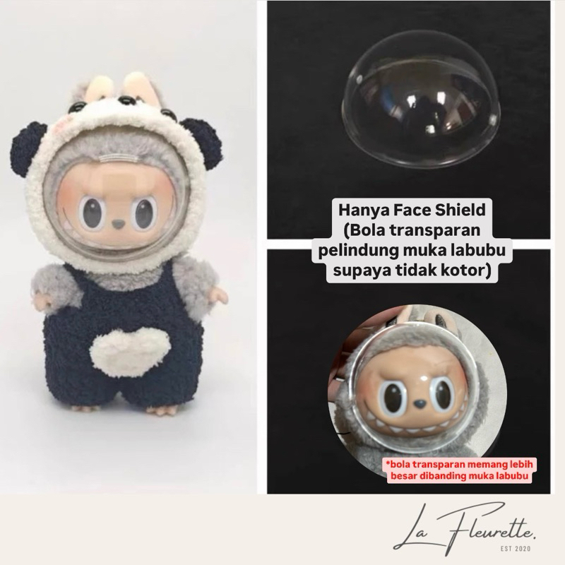 Jual (Ready Stock) Face Shield Labubu/ Bola Transparan Pelindung Muka ...