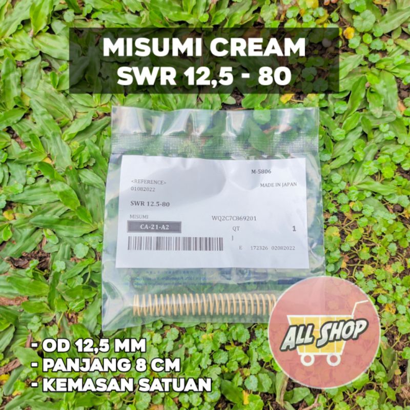 Jual Per misumi cream SWR 12,5-80 / Spring per misumi original / Per ...
