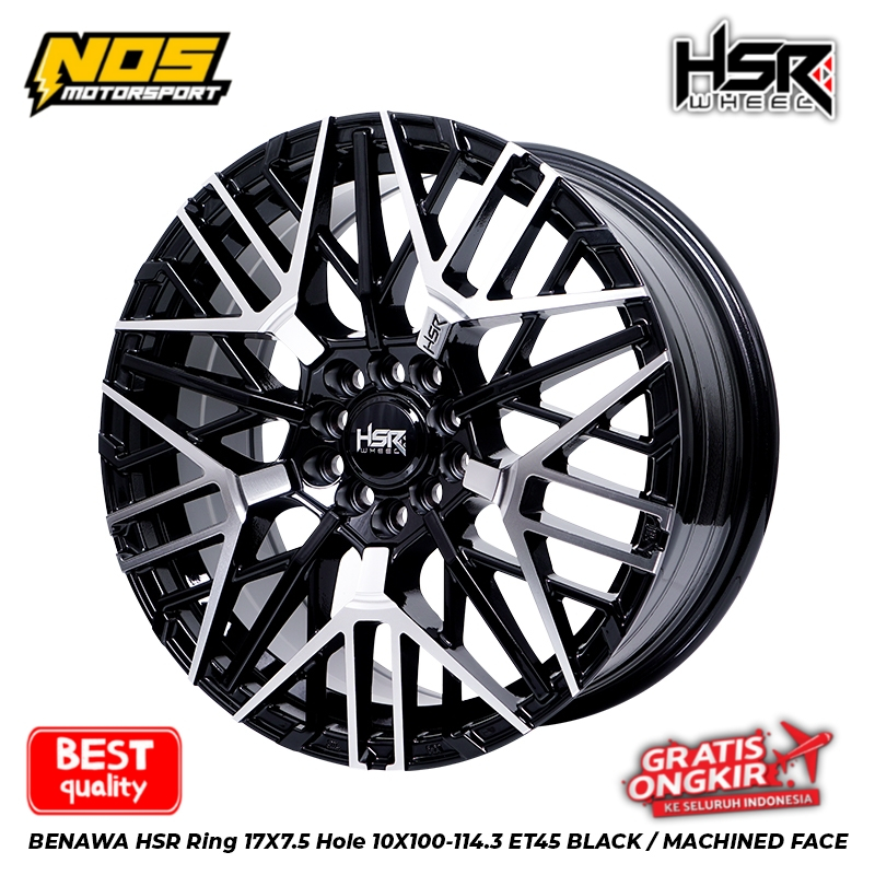 Jual VELG MOBIL RING 17 LEBAR 7.5 PCD 5X100/5X114 ET45 HSR BENAWA R17 INNOVA HRV SIENTA XPANDER ...