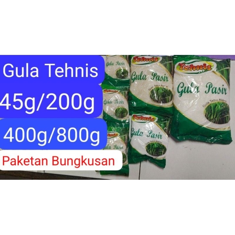 Jual Gula Tehnis Paket 35g 10bks, 200g 5Bks, 200g 10Bks, 400g 5Bks ...