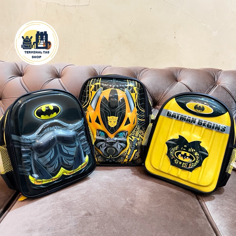 Jual TAS ANAK SEKOLAH TAS ANAK LAKI-LAKI KARAKTER BATMAN 3D TIMBUL BER LED TK | Shopee Indonesia
